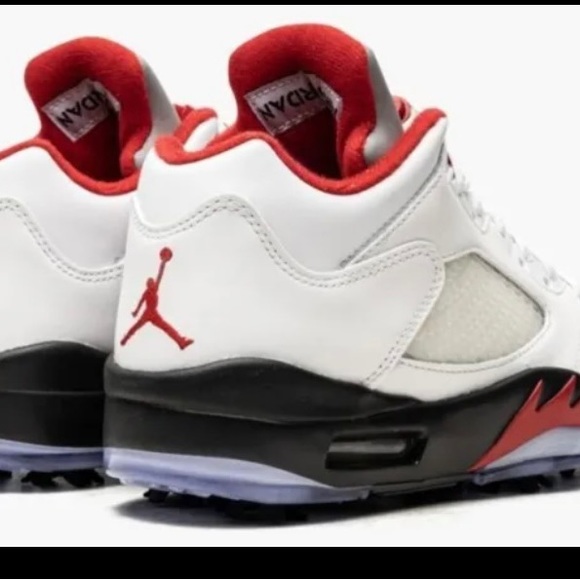 Jordan | Shoes | Nike Jordan Retro V 5 Low Golf Fire Red | Poshmark